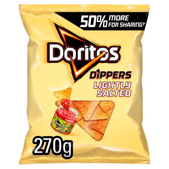 Doritos Dippers Lightly Salted Tortilla Chips 270G | Really Good Culture
