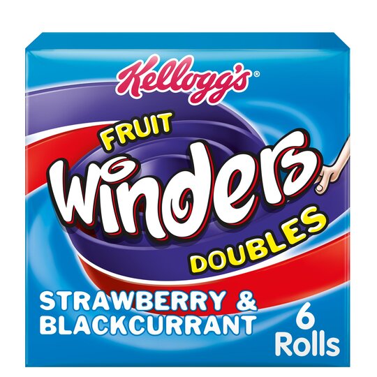 Kellogg's Duo Fruit Winders Strawberry & Blackcurrant 6 Pack | Really ...