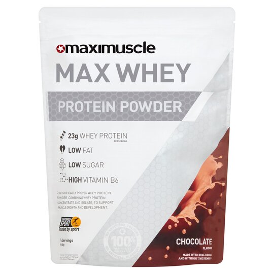 Maximuscle Max Whey Chocolate Flavoured Protein Powder 480G | Really ...