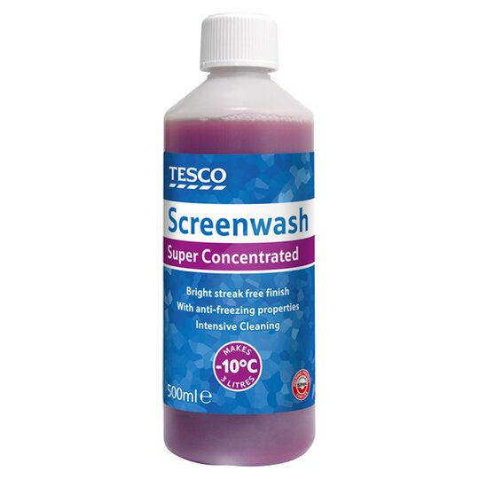 Tesco Super Concentrated Screenwash 500Ml | Really Good Culture